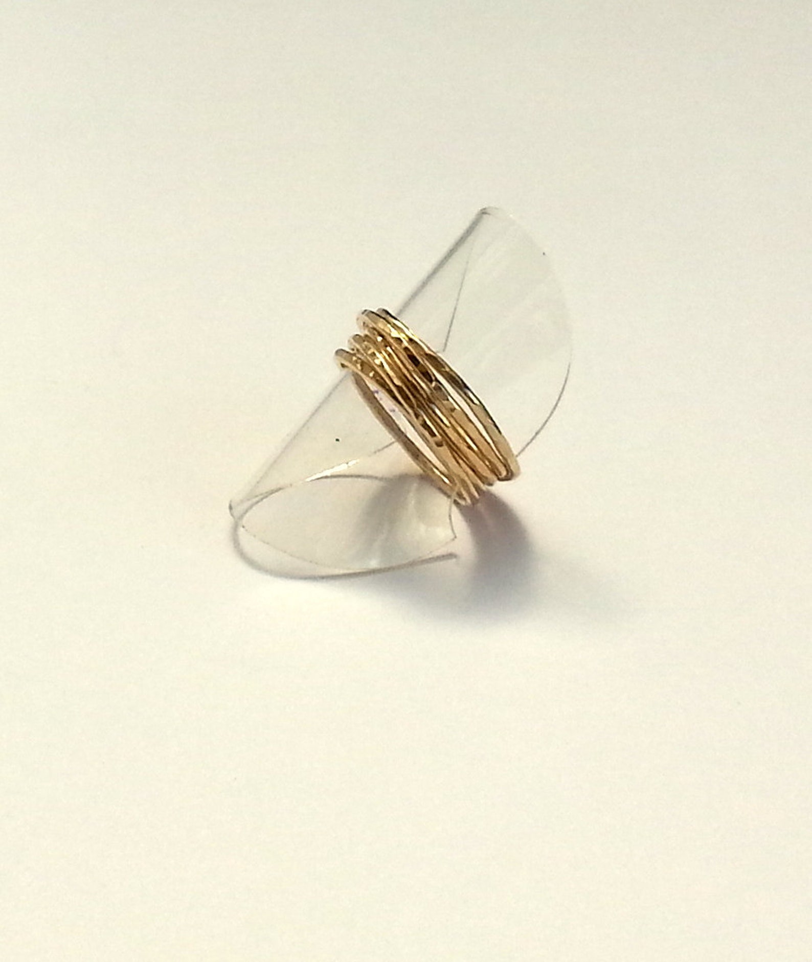 Gold Wrap Ring 14K Gold Filled Wraparound Ring Gold Stack - Etsy