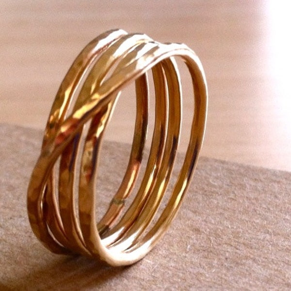 Overlapping Ring - Etsy