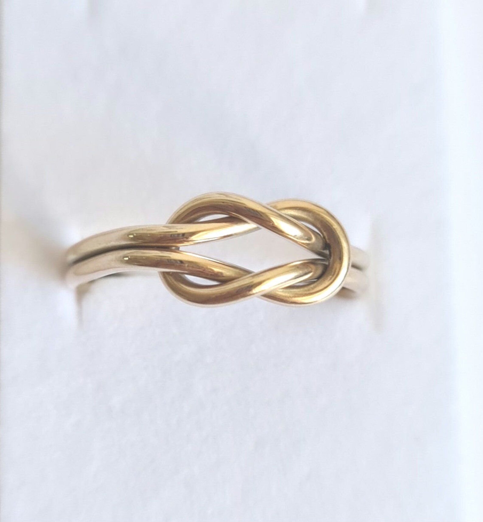 Love Knot Ring - LOVERS KNOT RING - 14k Gold Filled & Sterling Silver ...