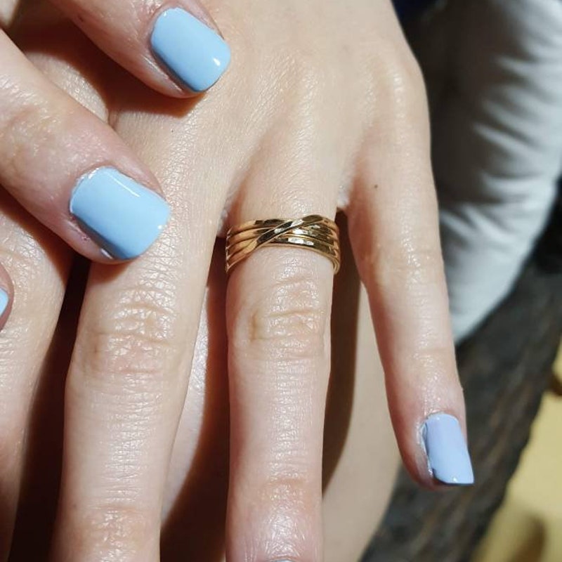 Overlapping Ring - Etsy