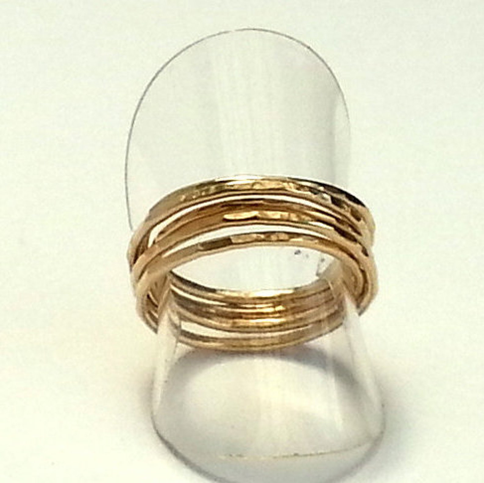 Gold Wrap Ring 14K Gold Filled Wraparound Ring Gold Stack - Etsy