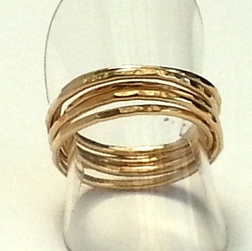 Large Gold Wrap Ring - 14K Gold Filled Ring - Infinity Ring - Etsy