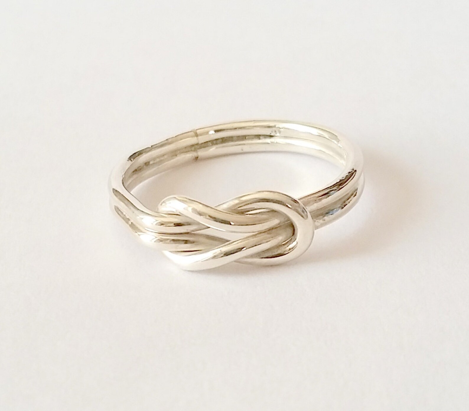 14K Gold Filled Knot Ring Double Strand Knot Ring - Etsy