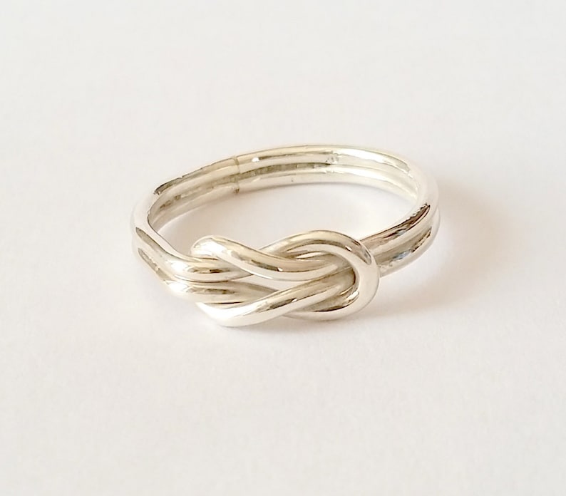 14K Gold Filled Knot Ring Double Strand Knot Ring - Etsy