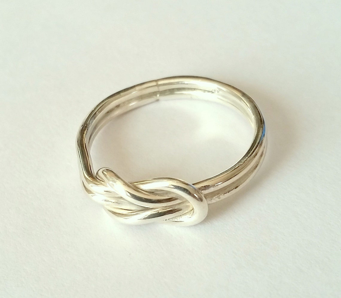 Infinity Knot Ring Eternity Men Ring Men Sterling Silver - Etsy