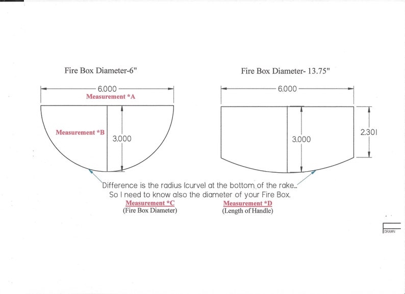 Blow Poke Round Ash Rake & 2 Hook Hanger Blacksmith Made - Etsy