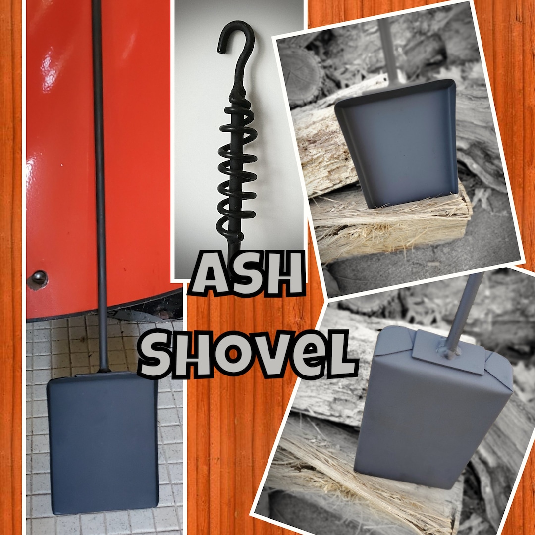 Fireplace / Box Stove Ash Shovel, Made by Blacksmith, Camping, Fire Pit ...