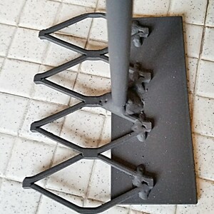 2 Fireplace / Box Stove Combo Ember & Ash Rake, Custom Length, Made by ...