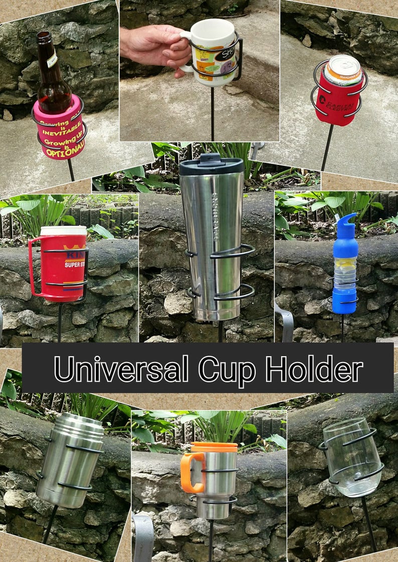 Picnic Style-universal Cup Holder Set2 Outdoor Cup & 1 Wine - Etsy