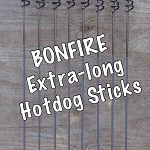 Bonfire Party Roaster, Hotdog Sticks and Wall Hanger Blacksmith Made ...