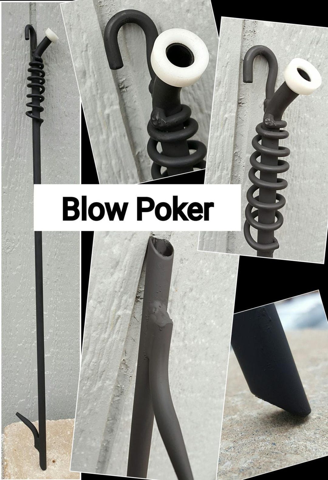 Blow Poke, Blow Poker, Blacksmith Made, Ornate, Camping, Fire Pit ...
