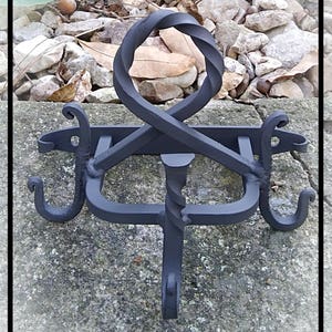 Wall Mounted Implement Hanger, Fireplace Tools, Camping/fire Pit Tools ...
