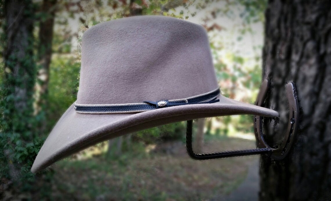 New Shoe 4 Horseshoe Cowboy Hat Racks Blacksmith Made Real - Etsy