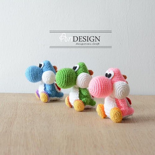 Yoshi Egg Crochet Pattern PDF Kawaii Crochet Video Game - Etsy