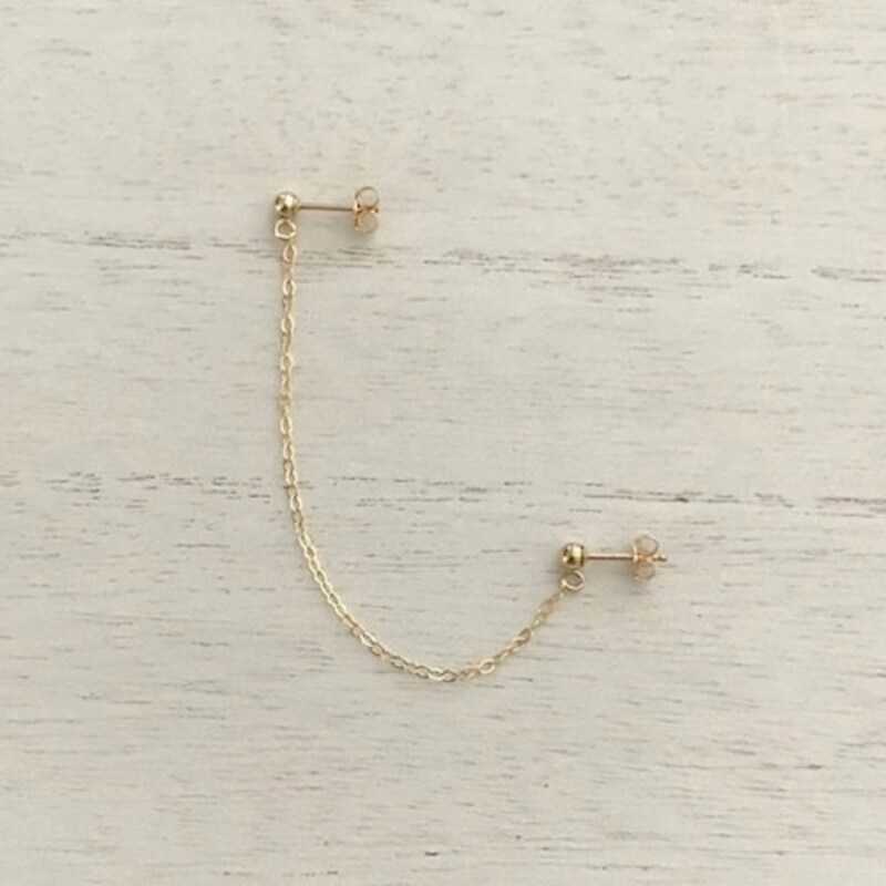 Gold Chain Earrings - Etsy