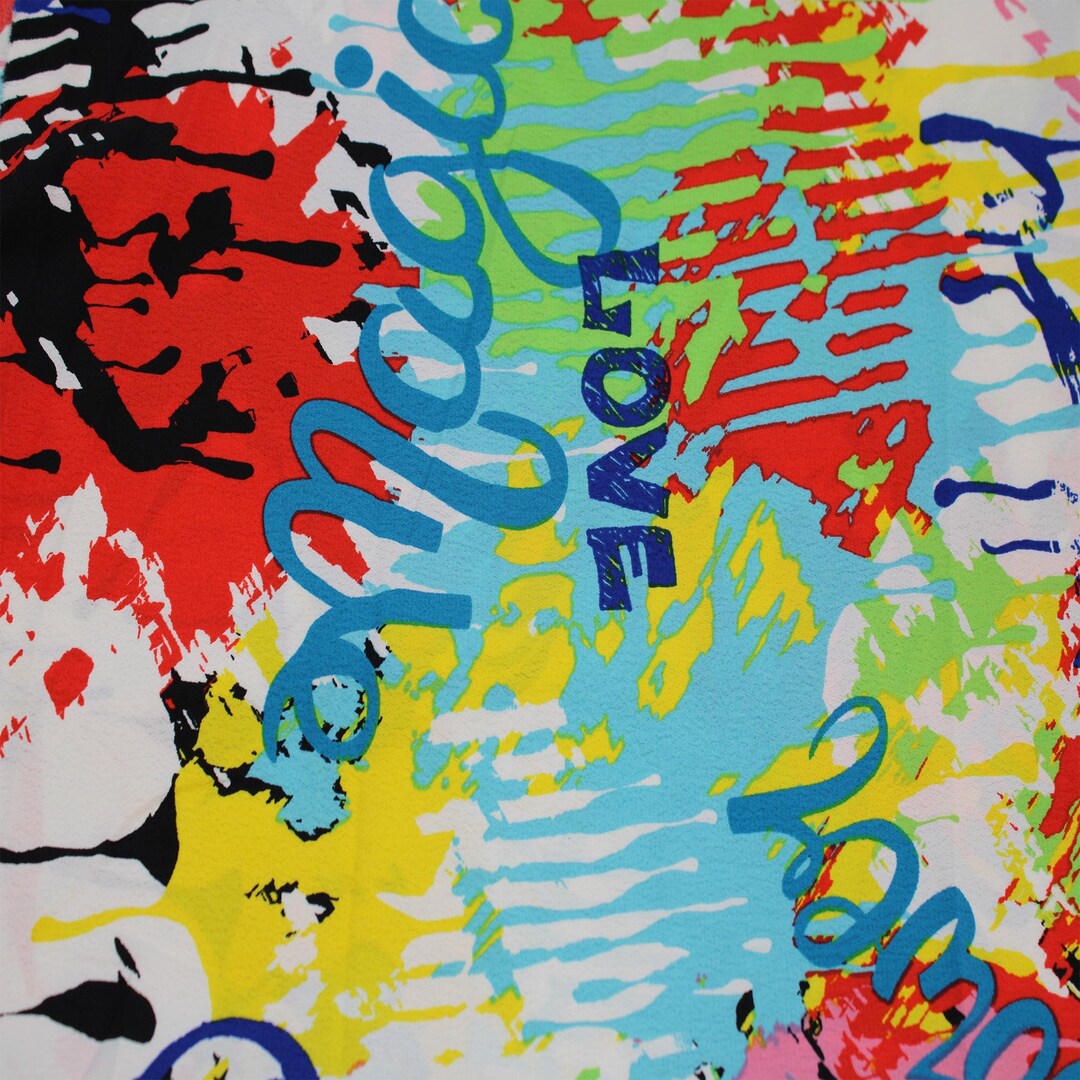 58" Wide Printed 100% Polyester Moroccan Fabric-120gsm, Lightweight ...