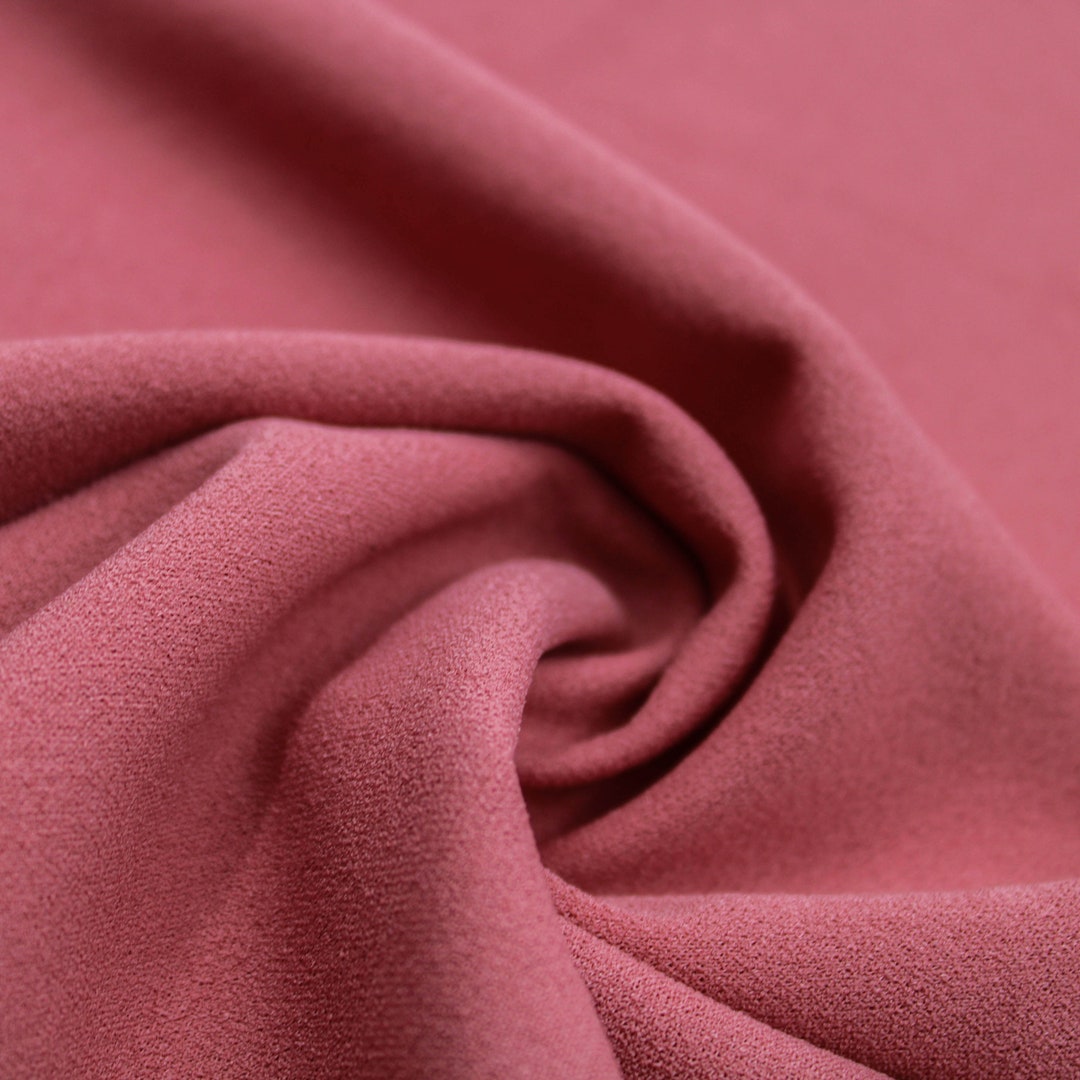 Peach Dark Scuba Crepe Techno Knit Fabric by the Yard-style 702 - Etsy