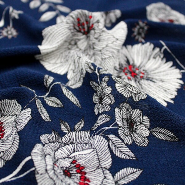 Border Print Fabric - Etsy