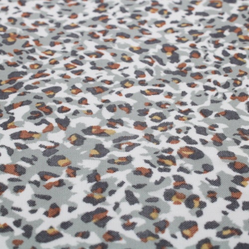 Stylish Fabric Leopard Skin Design Printed Stretch Power Mesh | Etsy