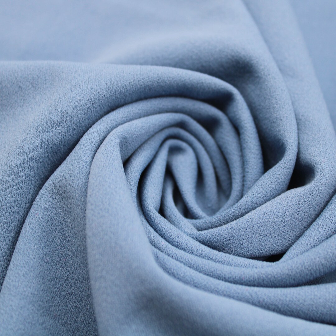 Blue Steel Scuba Crepe Techno Knit Fabric by the Yard-style - Etsy Canada