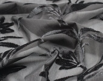 Burnt Out Velvet Fabric - Etsy