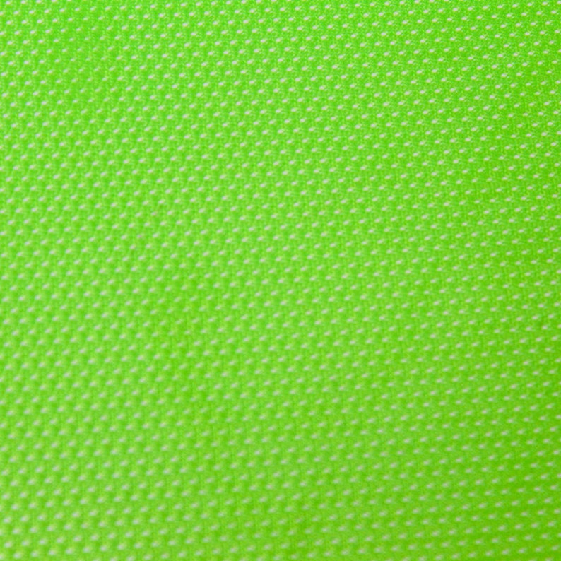Neon Green Micro Mesh Knit Fabric by the Yard Football - Etsy