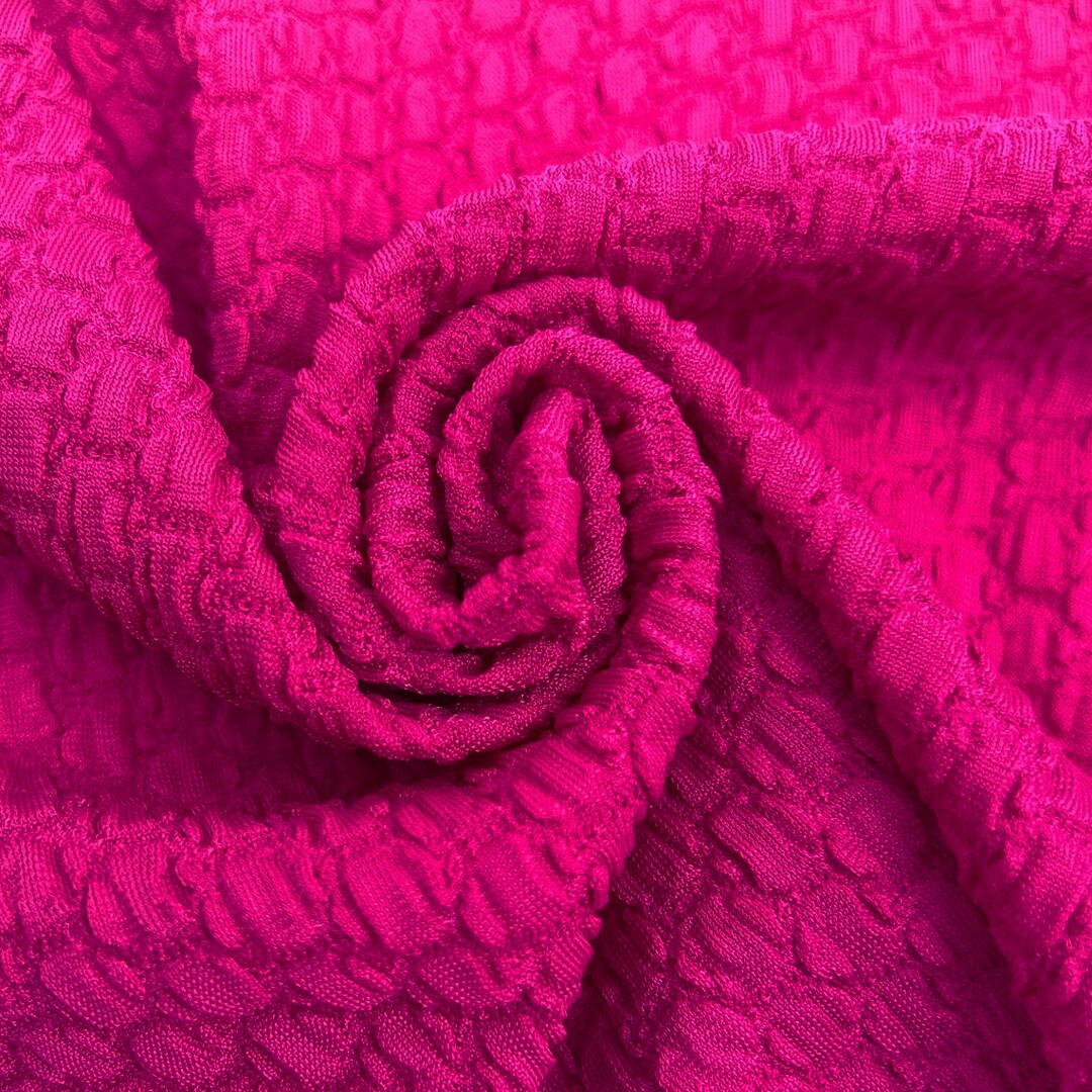 Magenta Bubble Textured Fabric by the Yard - Style 833 - Etsy