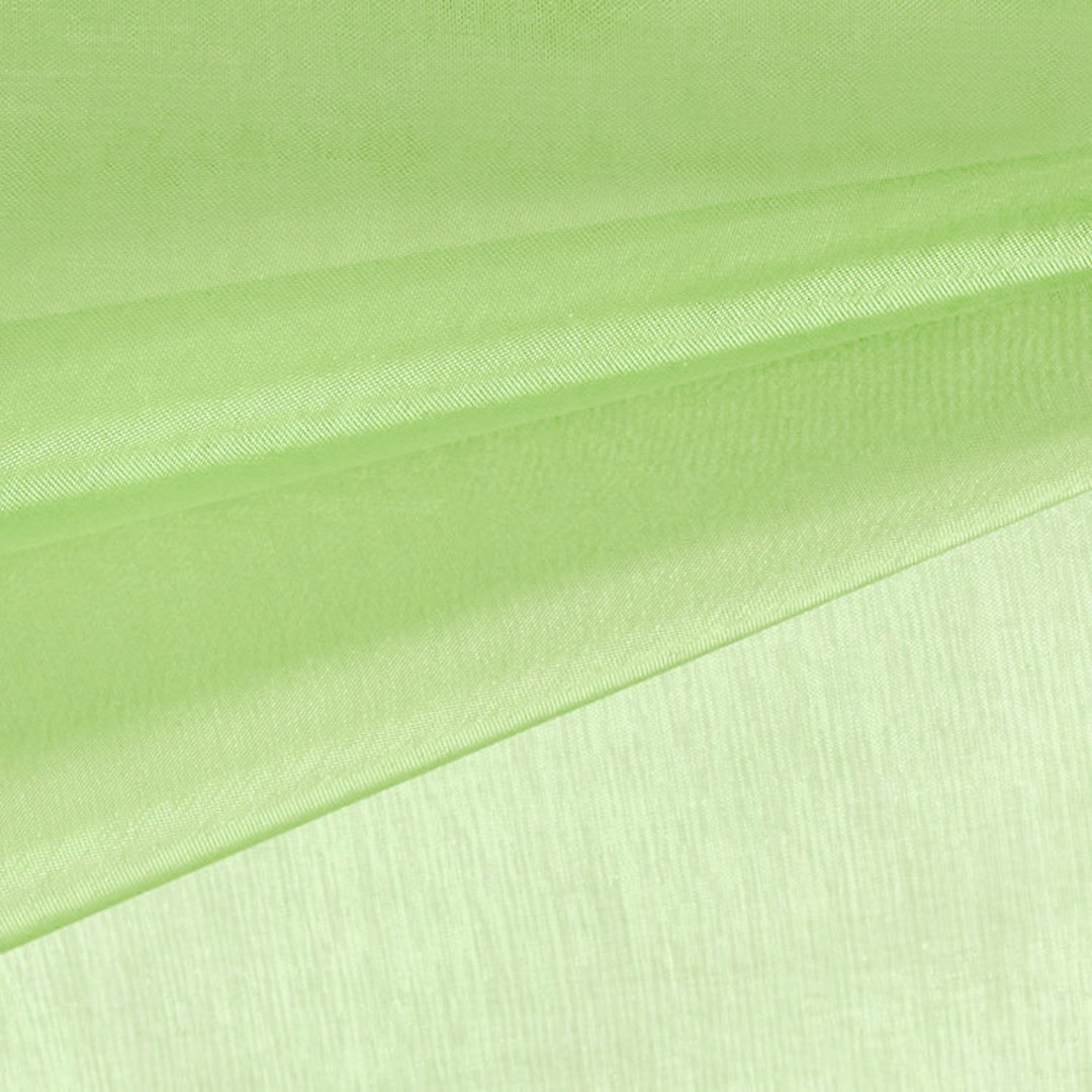 Cucumber Organza Fabric, Sheer Polyester, 59/60" Wide, by the Yard ...