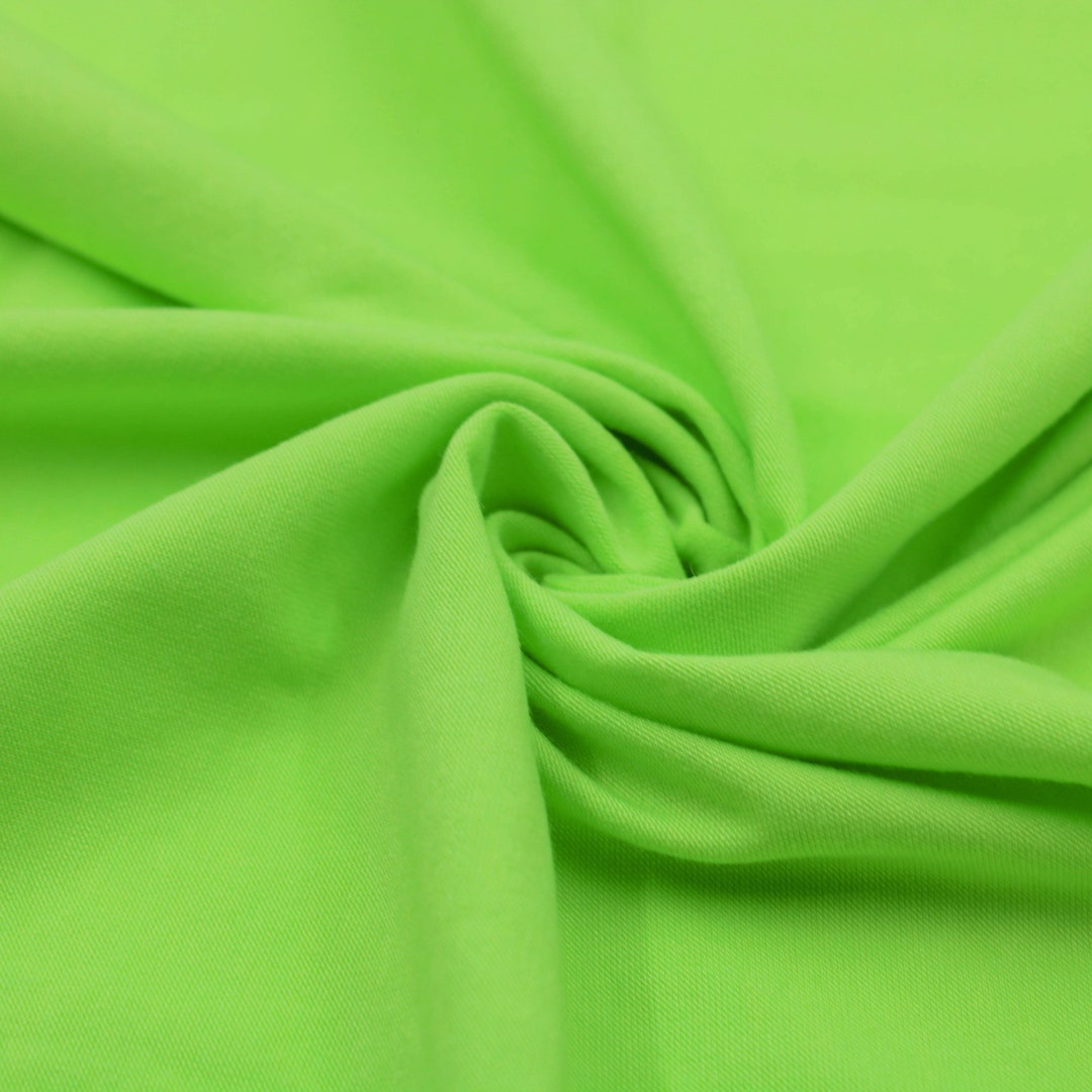 Green Apple Neon Cotton Modal Fabric by the Yard Style 791 - Etsy