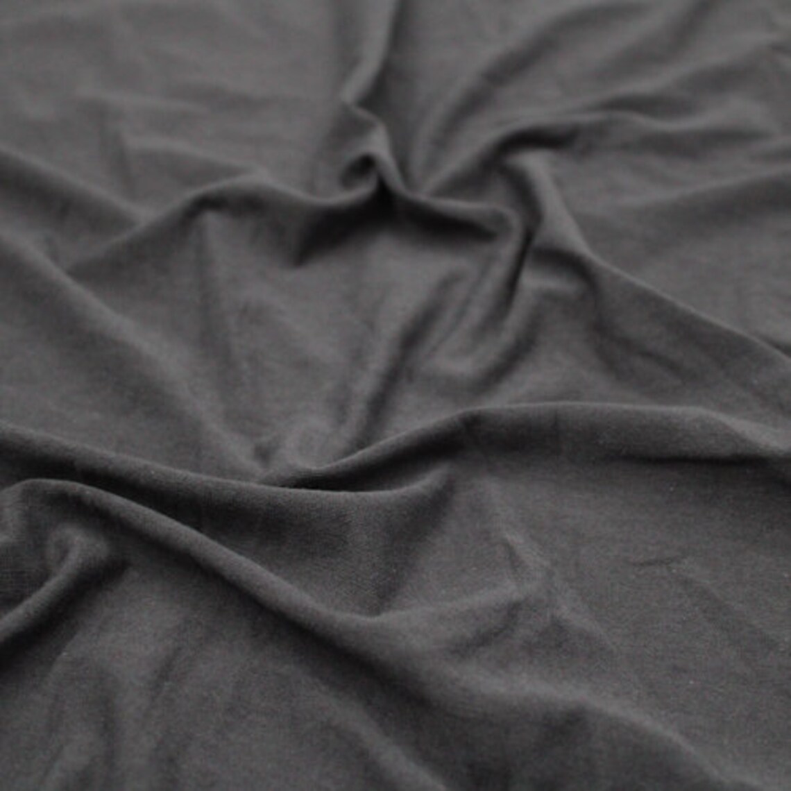 Gray Dark Cotton Modal Fabric by the Yard Style 791 | Etsy