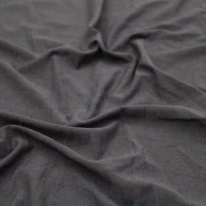 Gray Dark Cotton Modal Fabric by the Yard Style 791 - Etsy