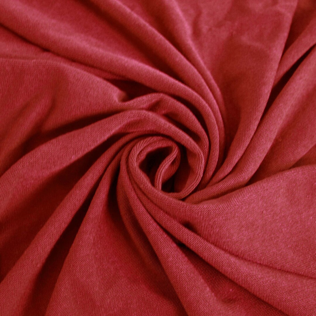 58/60 Ruby Stretch Jersey With Merino-like Wool Brush Hacci Brush ...