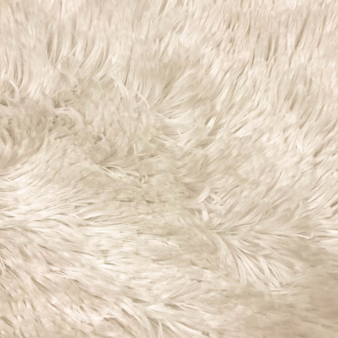 Ivory Pile With Tassel Faux Fur Fabric by the Yard Style - 5050 - Etsy
