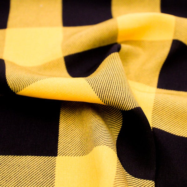 Peach Checker Fabric - Etsy