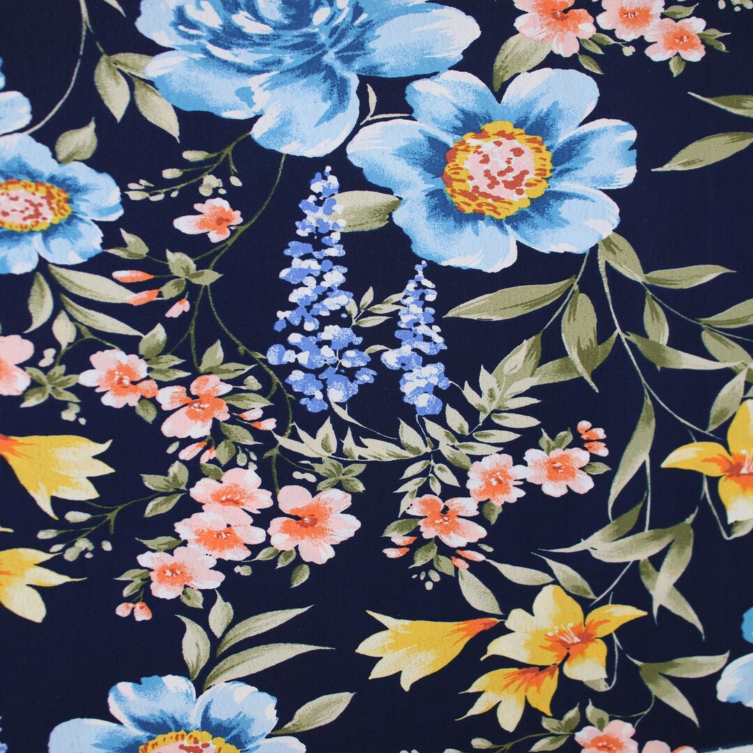 58" Wide Printed 100% Polyester Moroccan Fabric-120gsm, Lightweight ...