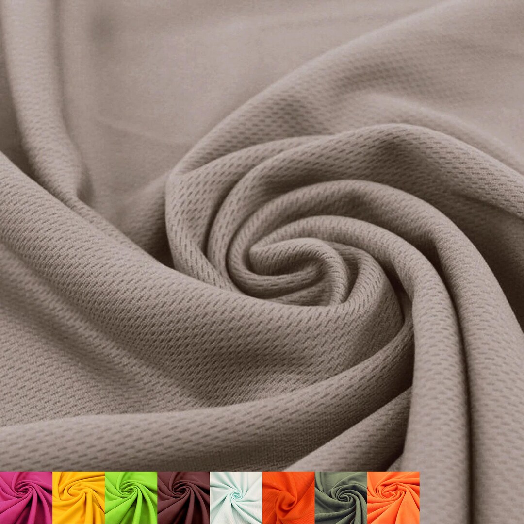 60" 100% Polyester Dimple Sports Mesh Fabric – 2-way Stretch ...