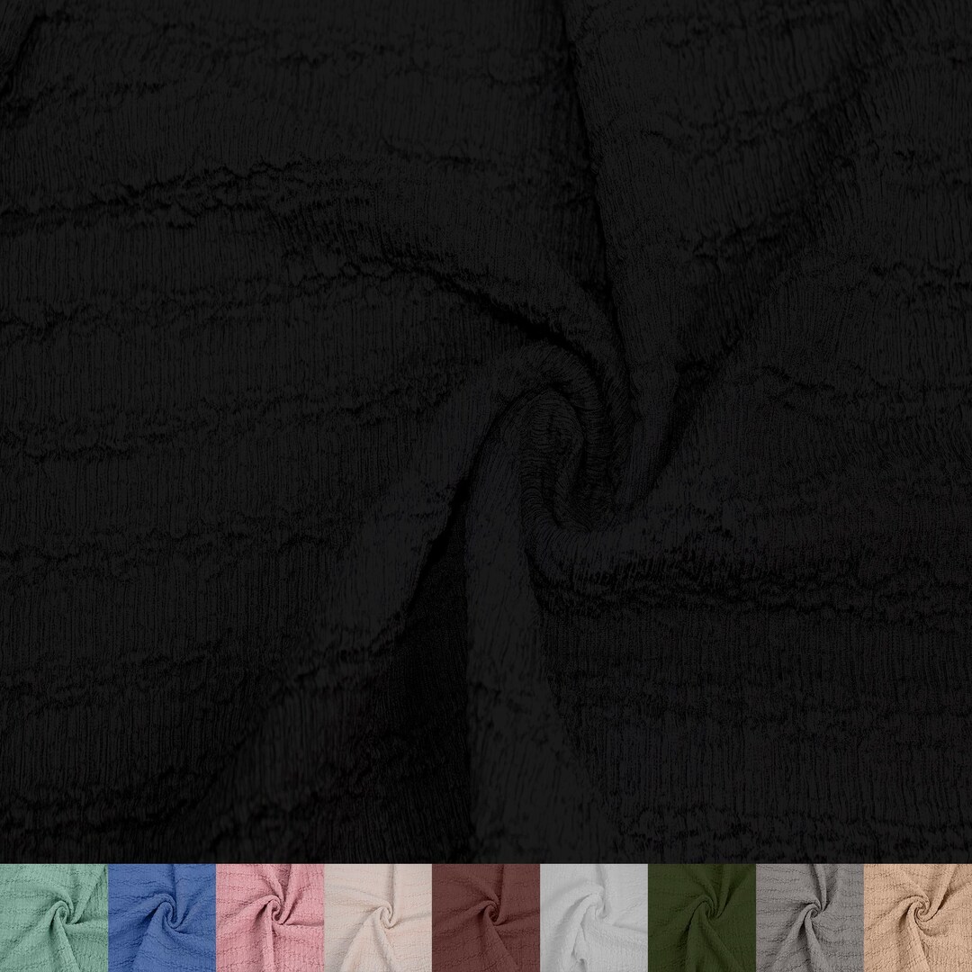 60" Wide-crinkled Paris Textured Fabric-polyester Spandex-by the Yard ...
