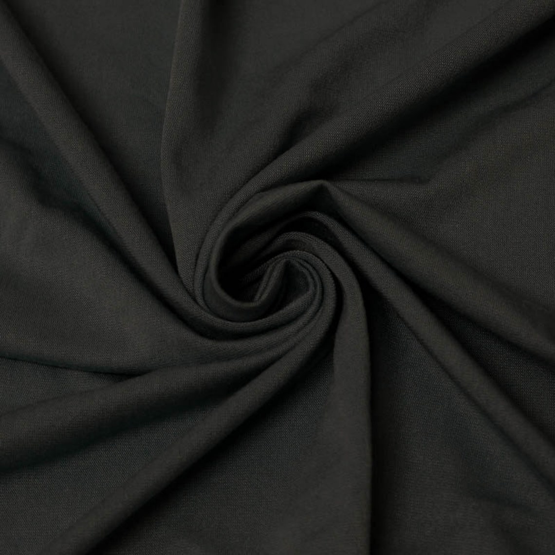 Gray Rayon Jersey Spandex Knit Fabric by the Yard 1 Yard - Etsy