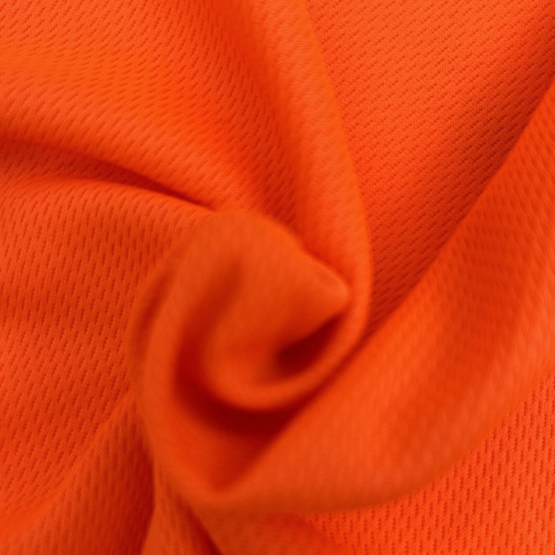 Neon Orange Sports Mesh Fabric Dimple Mesh Fabric by the - Etsy
