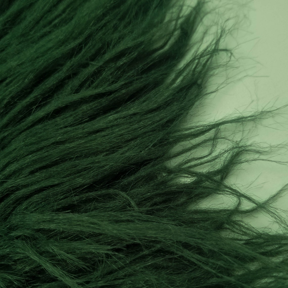 Army Green Mongolian Sheep Wool 2-3 Inches Long Pile Faux Fur | Etsy