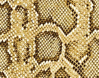 Gold Snake Fabric - Etsy