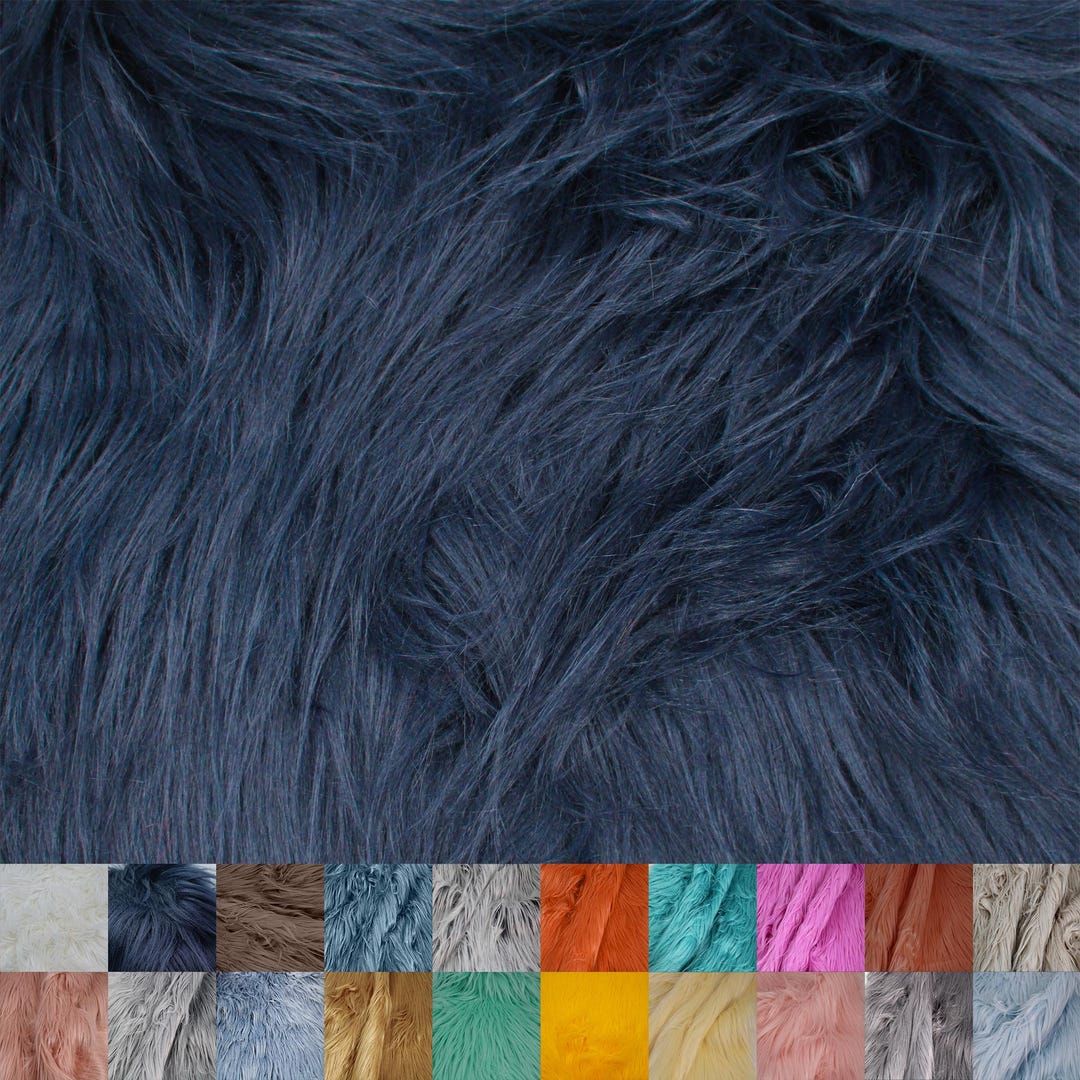 Mongolian Faux Fur-christmas Fuzzy-fabric by the Yard-fluffy, Shaggy ...