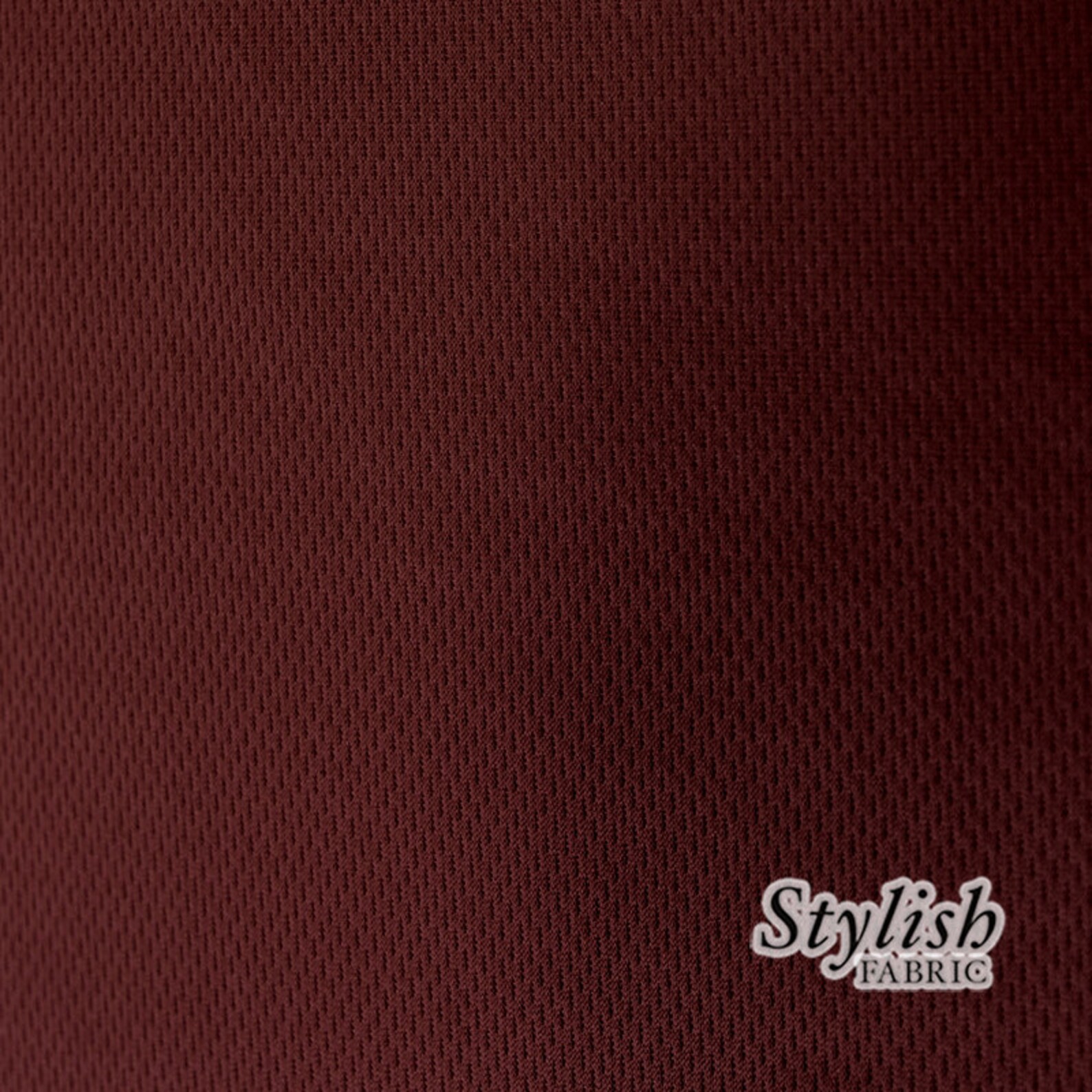 Maroon Sports Mesh Fabric Dimple Mesh Fabric by the Yard - Etsy
