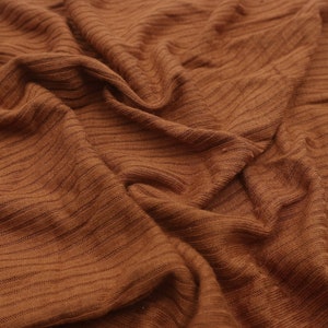 Ginger Thermal Rib Knit Fabric Clothing's DIY Projects - Etsy