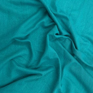 Jade Poly Rayon Non-spandex Solid Classic Light Weight Knit Fabric by ...