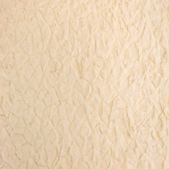 Ivory Cream Flan Cuddle Minky Fabric by the yard for costume | Etsy