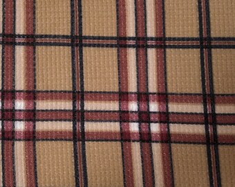 Camel Plaid Fabric - Etsy