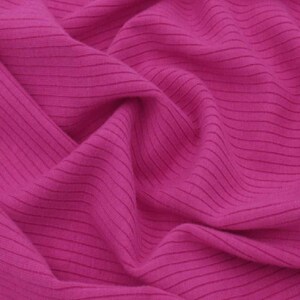 Hot Pink Solid 4x2 Rib Knit Fabric by the Yard- Style 774 - Etsy