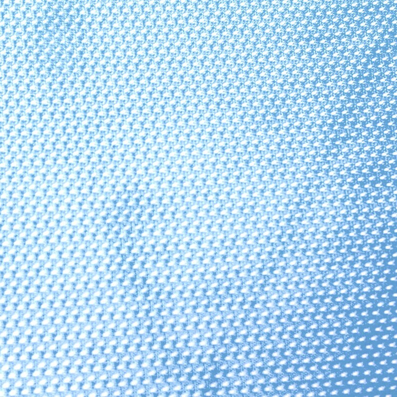 Sky Blue Micro Mesh Knit Fabric by the Yard, Football Fabric, Soccer ...