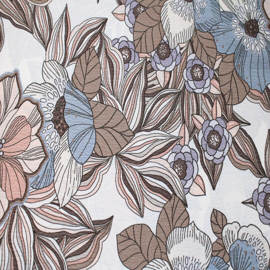 58" Wide Printed 100% Polyester Moroccan Fabric-120gsm, Lightweight ...